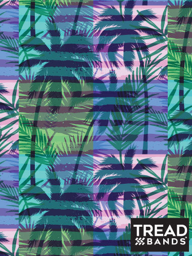 TreadBands Non-Slip Headbands | All-Terrain Tieback - Rainbow Block ...